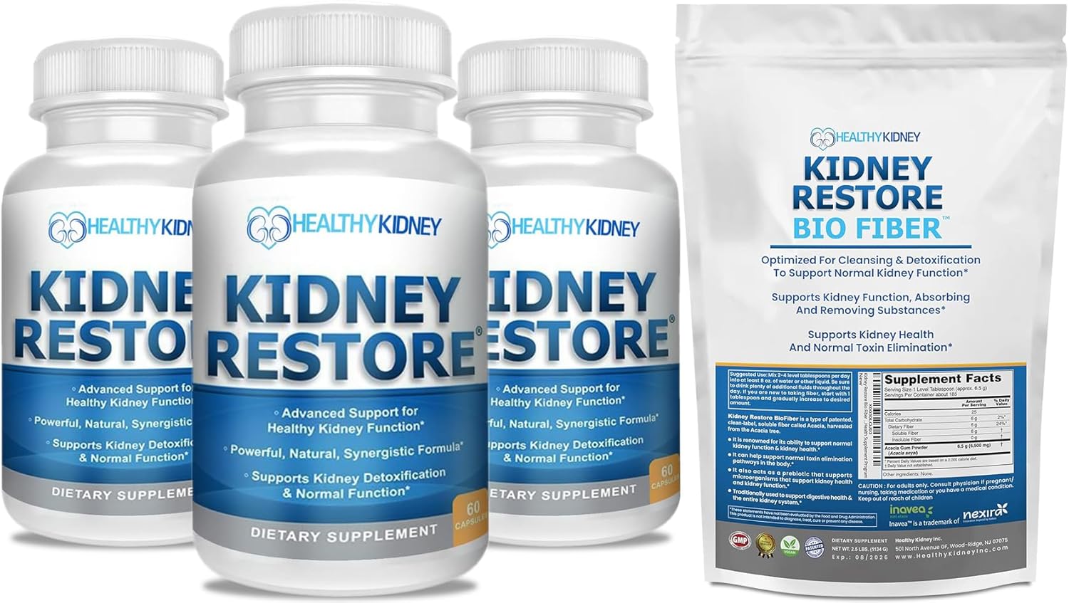 Amazon.com: 3 Pack Natural Kidney Cleanse to Support Kidney Function ...