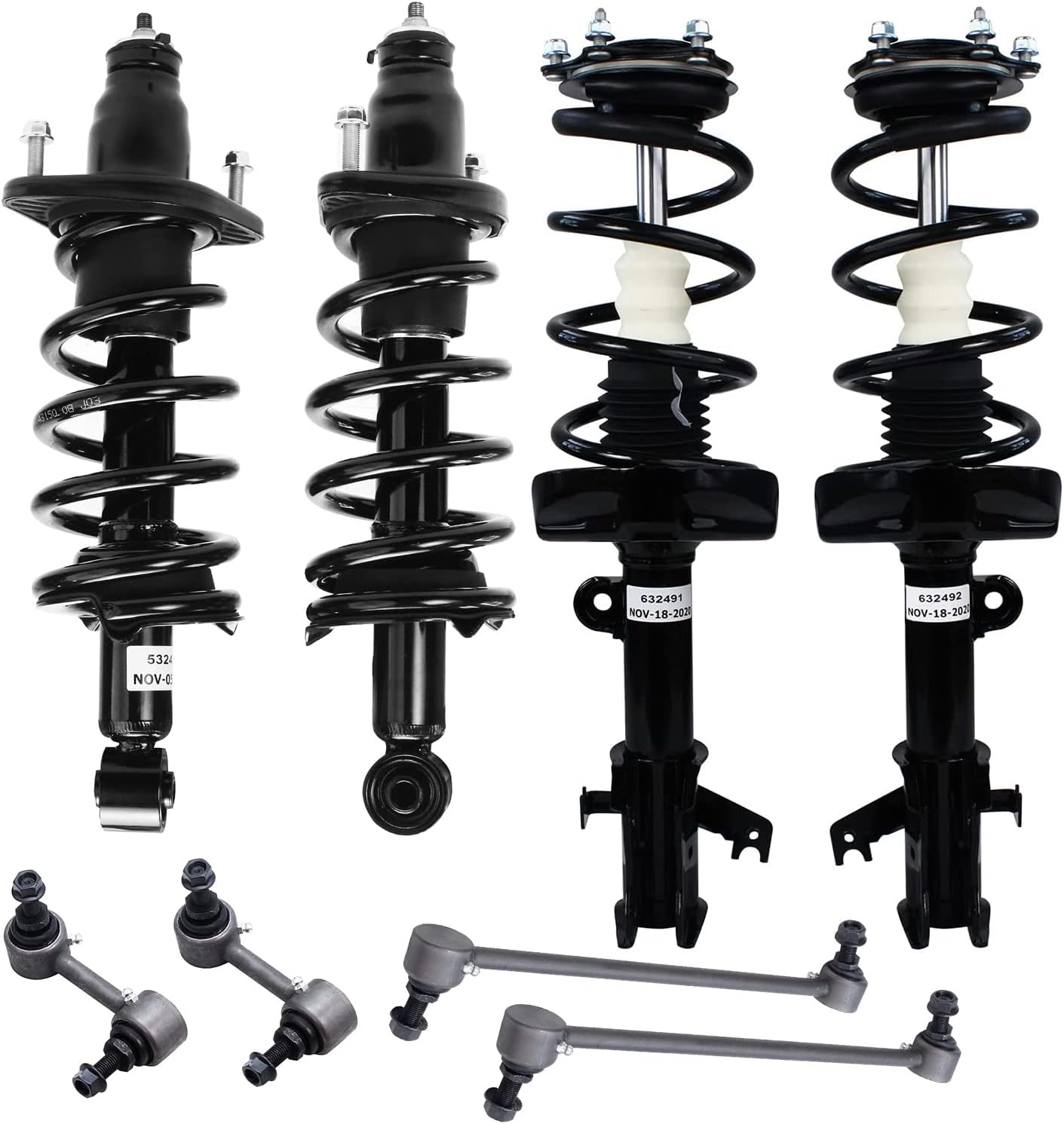 Amazon.com: Detroit Axle - 8pc Struts Kit for 2007-2011 Honda CR-V ...