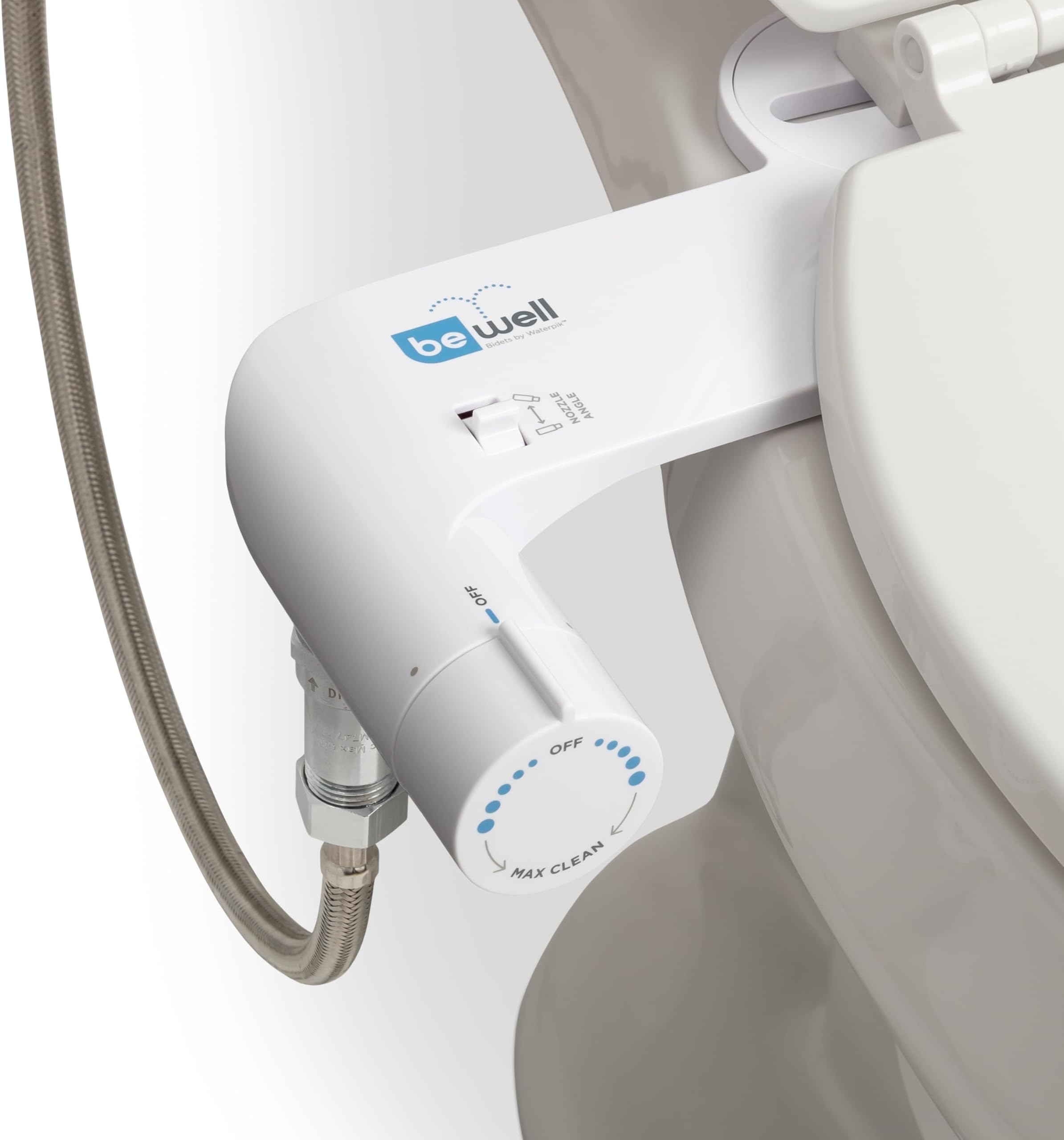 Waterpik BeWell Bidet Attachment BDT-001 Non-Electric Water Spray Angle ...