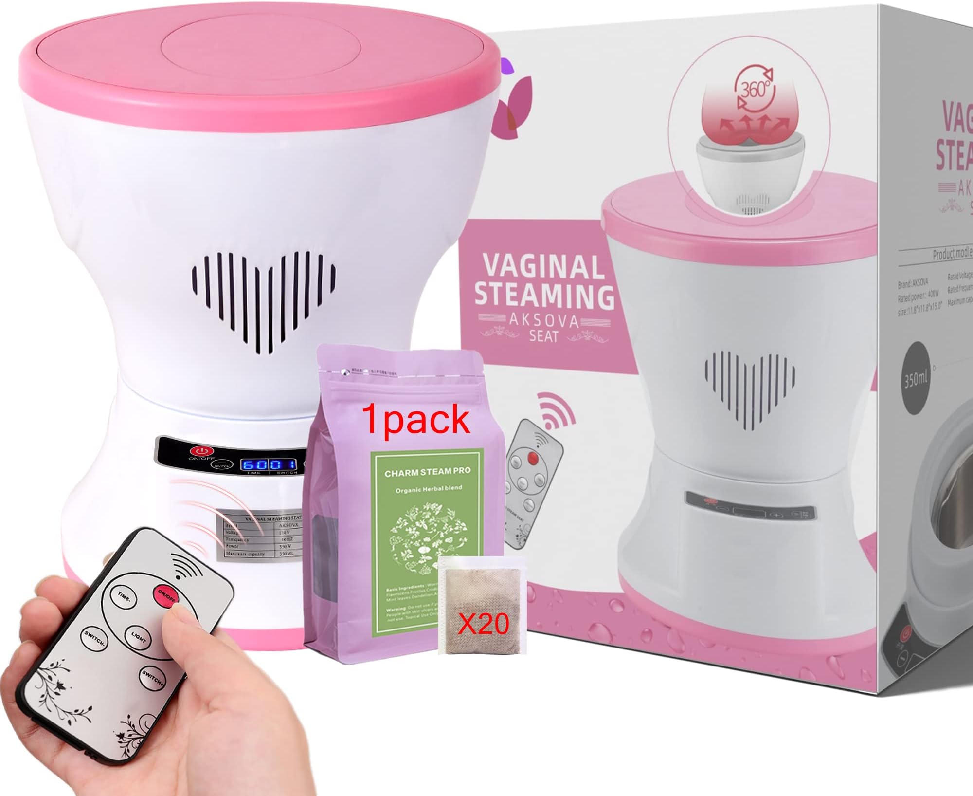 Amazon.com : EXJIOTA Yoni Steam Seat, Yoni Steam kit with Yoni steaming ...
