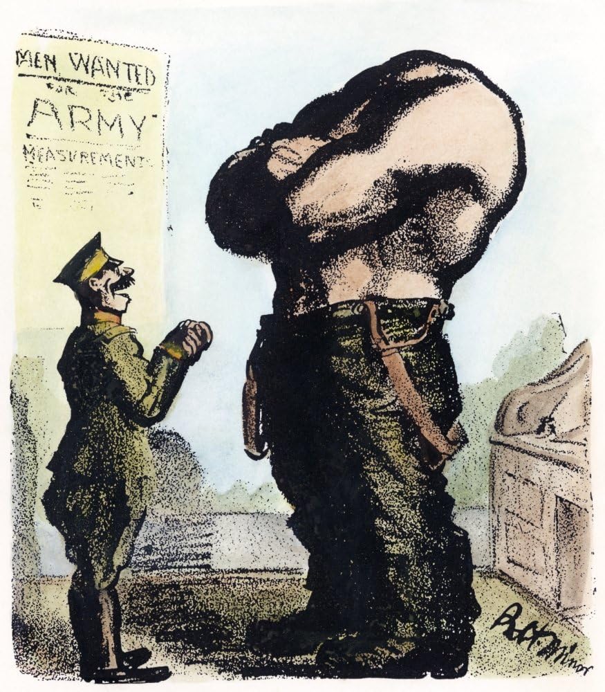 Amazon.com: Cartoon Recruitment 1915 NArmy Medical Examiner At Last A ...