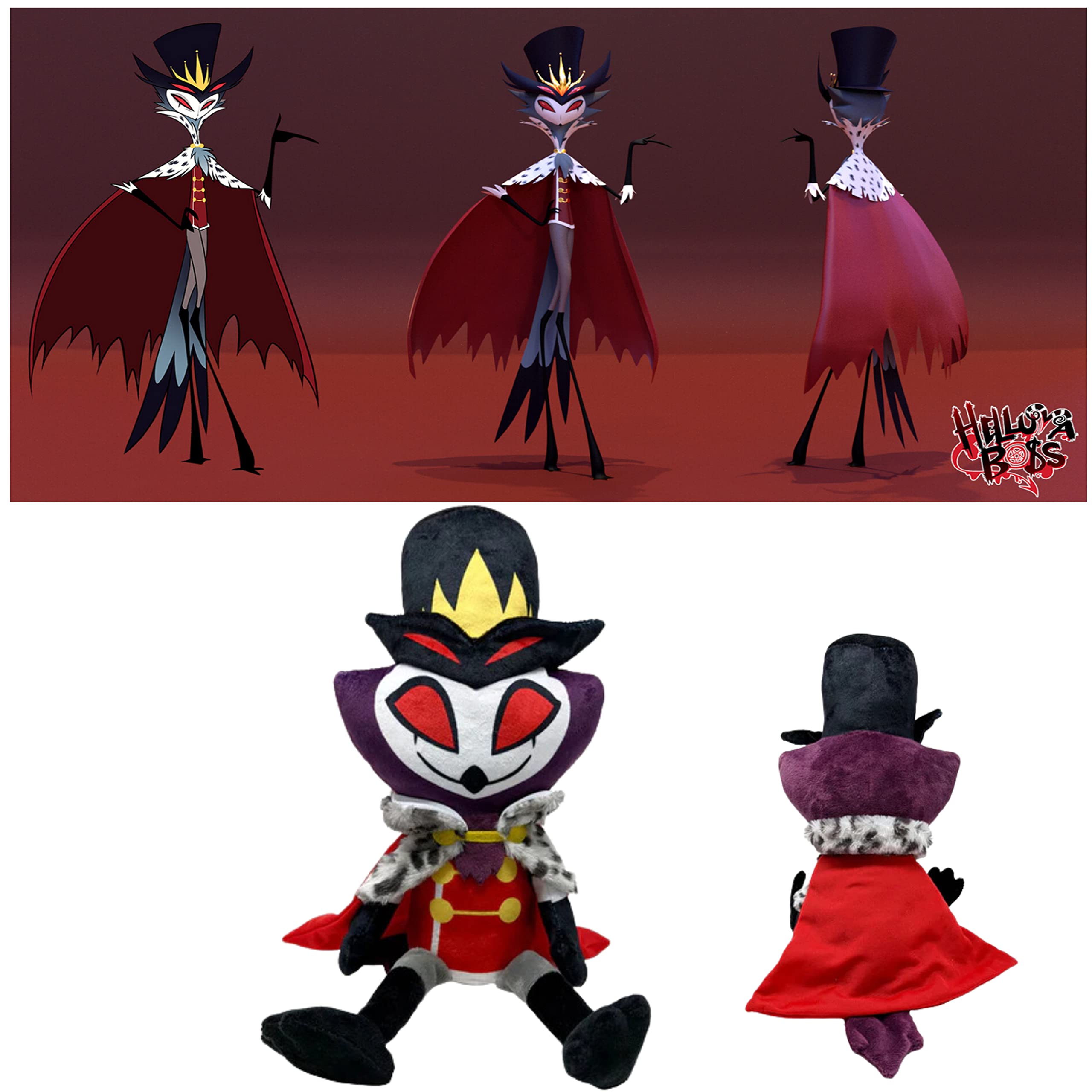 Buy Helluva Boss Stolas Plush, 12.9in/33cm Helluva Boss Plushies Doll ...