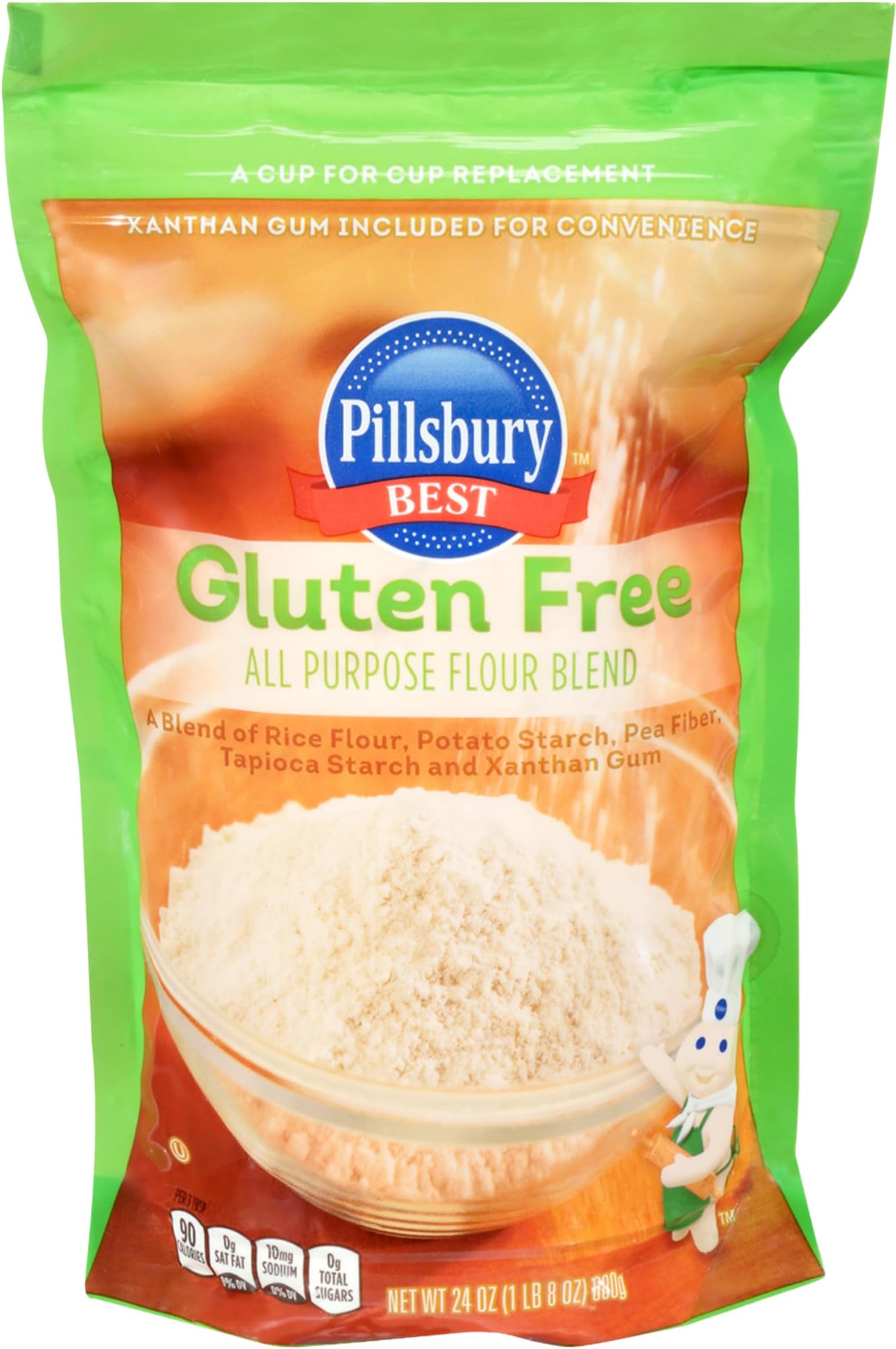 Amazon.com : Pillsbury BEST Multi-Purpose Gluten-Free Flour Blend, 24 ...