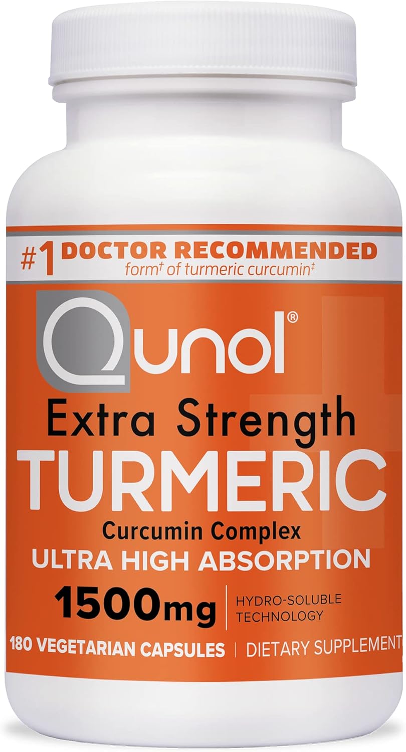Amazon.com: Turmeric Curcumin Capsules, Qunol 1500mg Extra Strength ...
