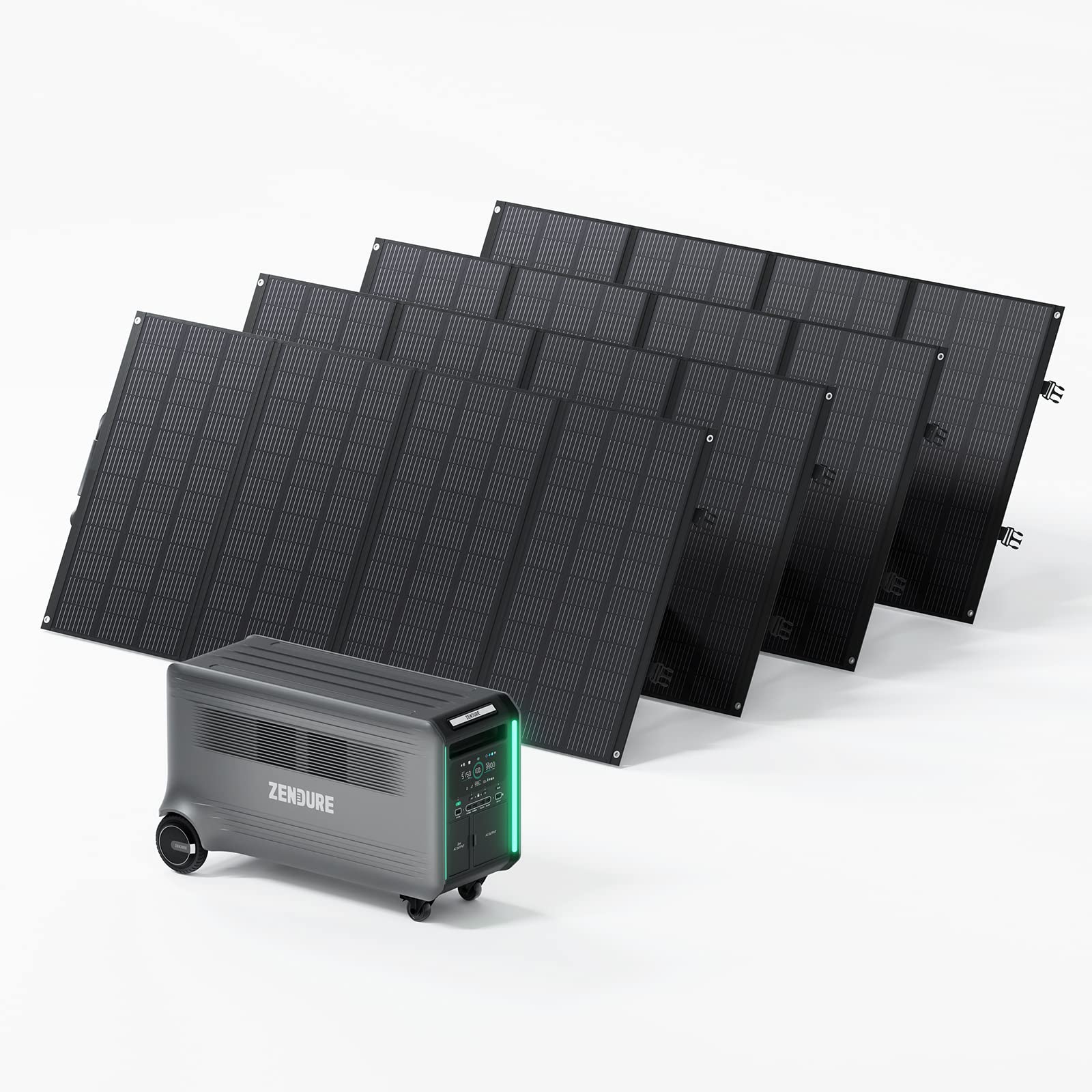 Buy Zendure SuperBase V 6.4KWh Solar Generator with 4X 400W Portable ...