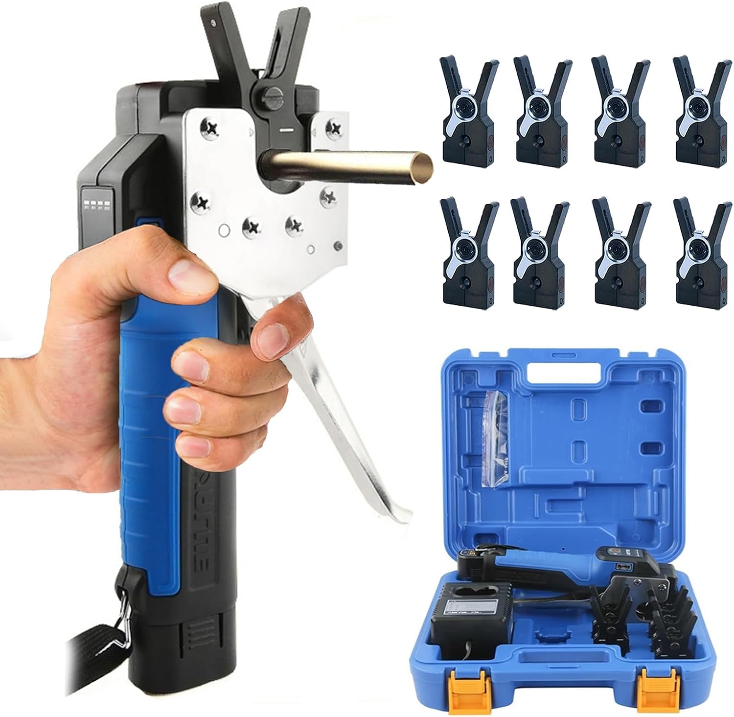 Electric Single Flare Tool Kit, 45° Eccentric Tube Flare Tool with 8 ...