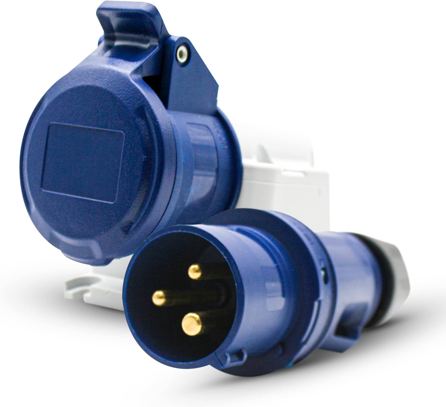 Electraline 80855 Fiche électrique industrielle, IEC, 32A, 2P+E, 220V ...