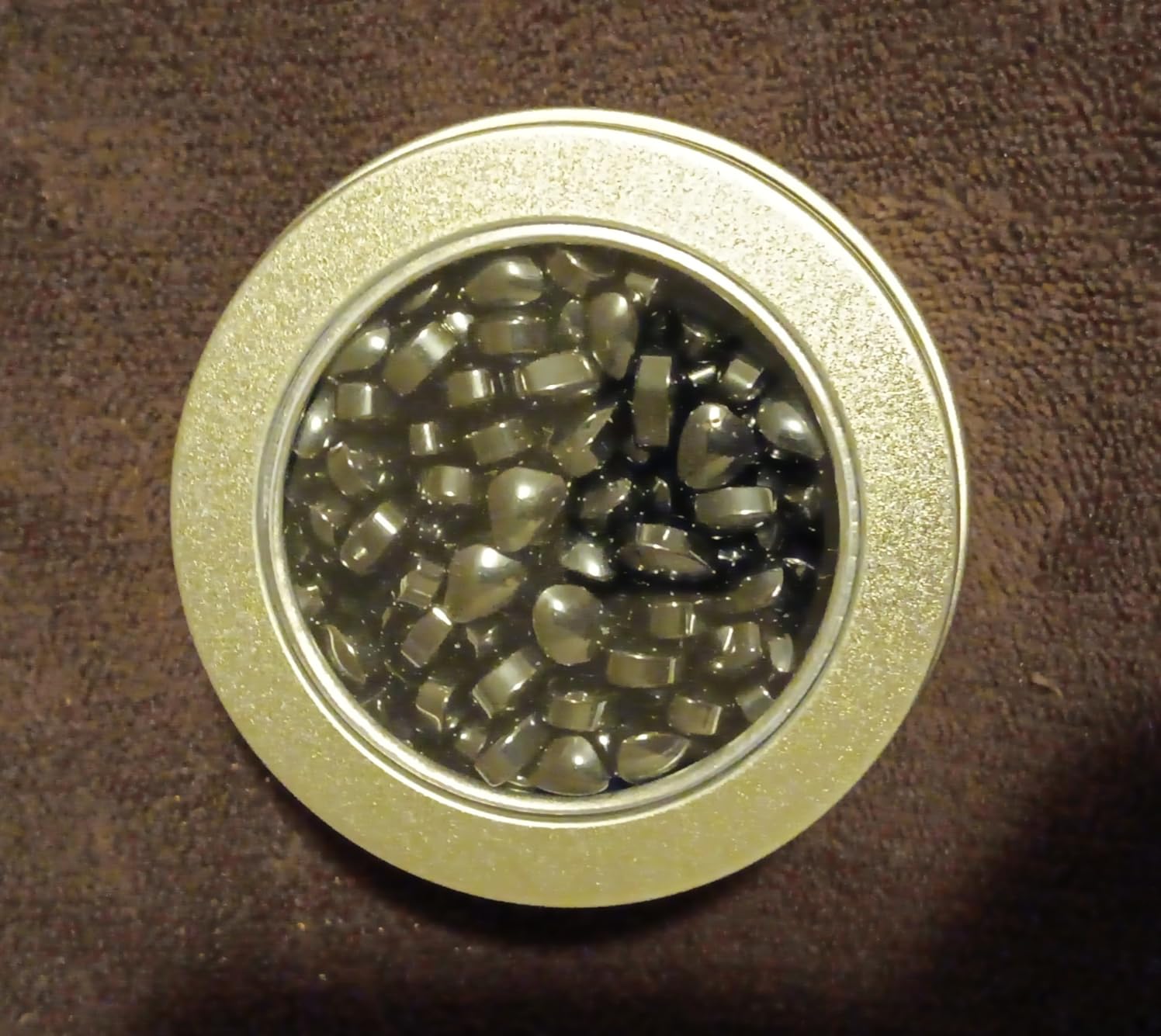 Amazon.com: Magnetic Balls Over 500 Ferrite Stones in a Matte Metal Tin ...