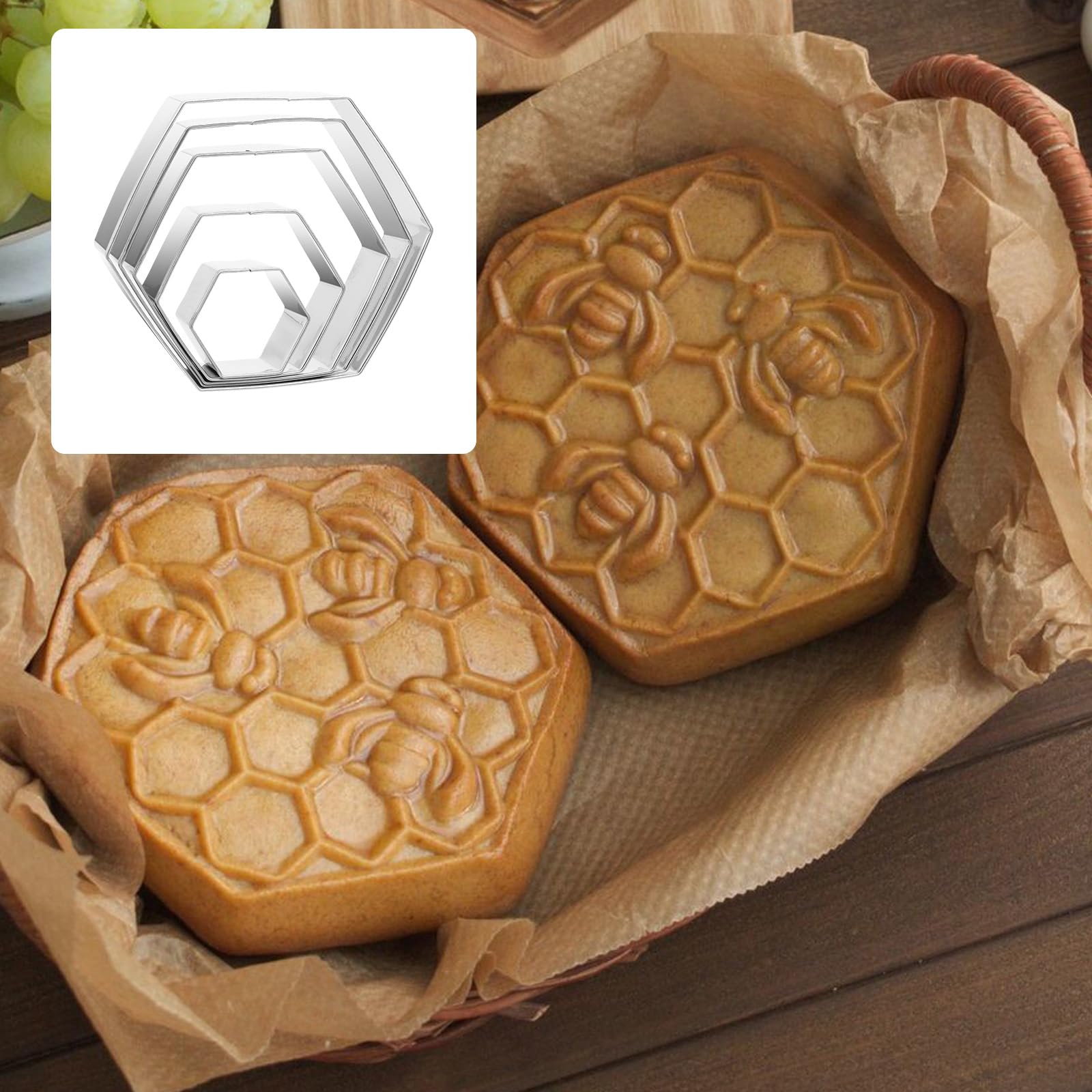 Hexagon Shaped Food