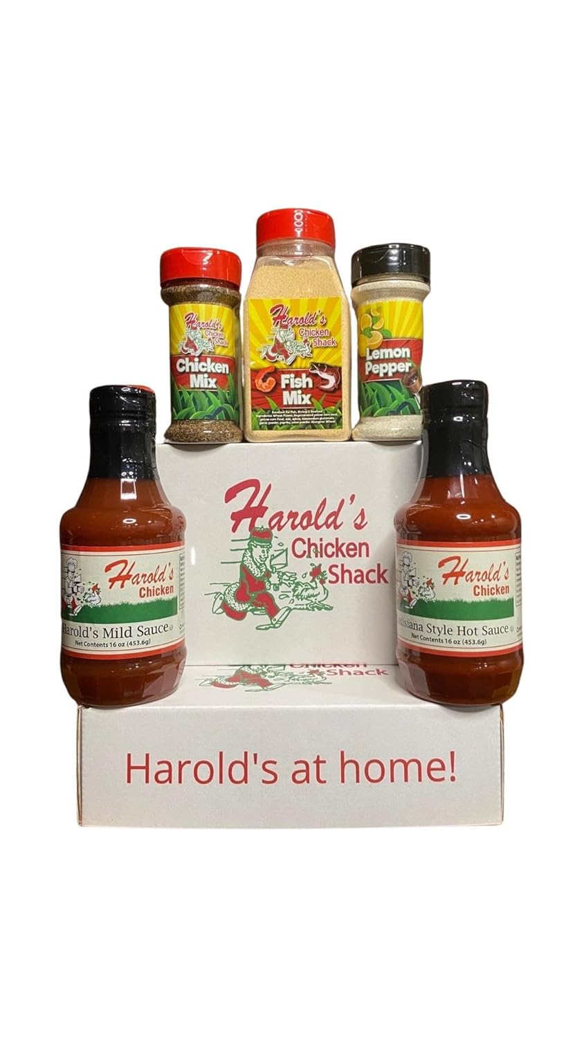 Amazon.com : Harold's Chicken DIY at Home Kit! Comes with Mild Sauce ...