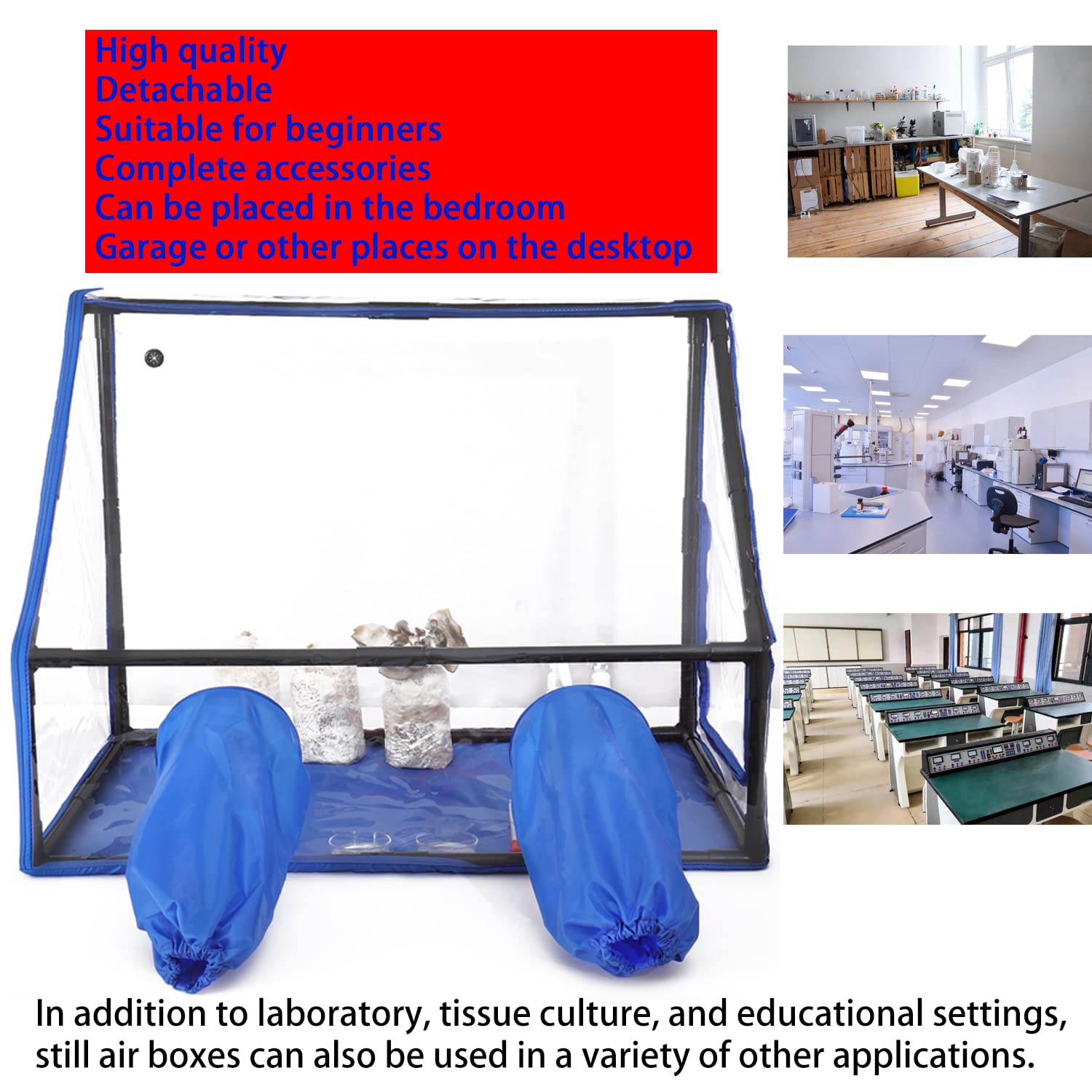 Snapklik.com : BERPET Large Still Air Box 33.9" X 22" X 26" Portable ...