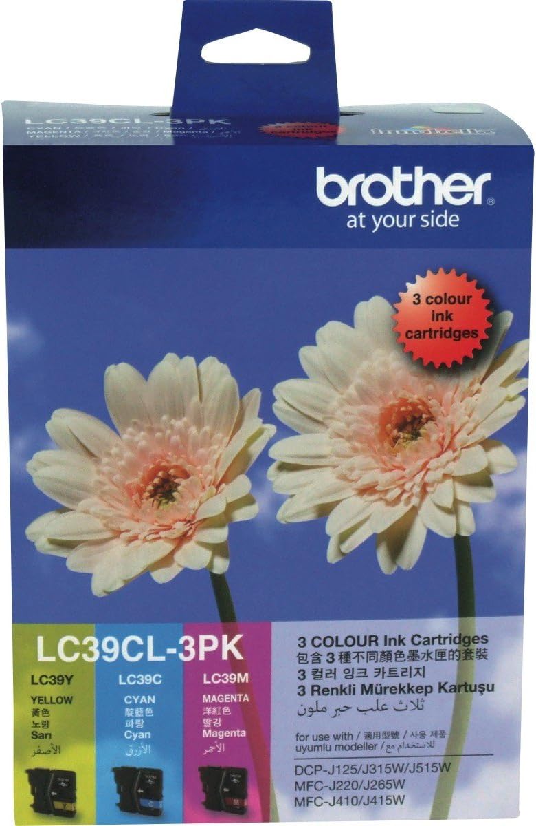 Amazon.com: 5x GENUINE BROTHER INK STARTER CARTRIDGES LC-39/LC-985 BK,C ...