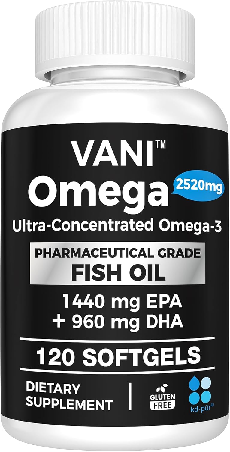 Amazon.com: Pharmaceutical Grade Omega 3 Fish Oil, KD-PÜR Premium ...