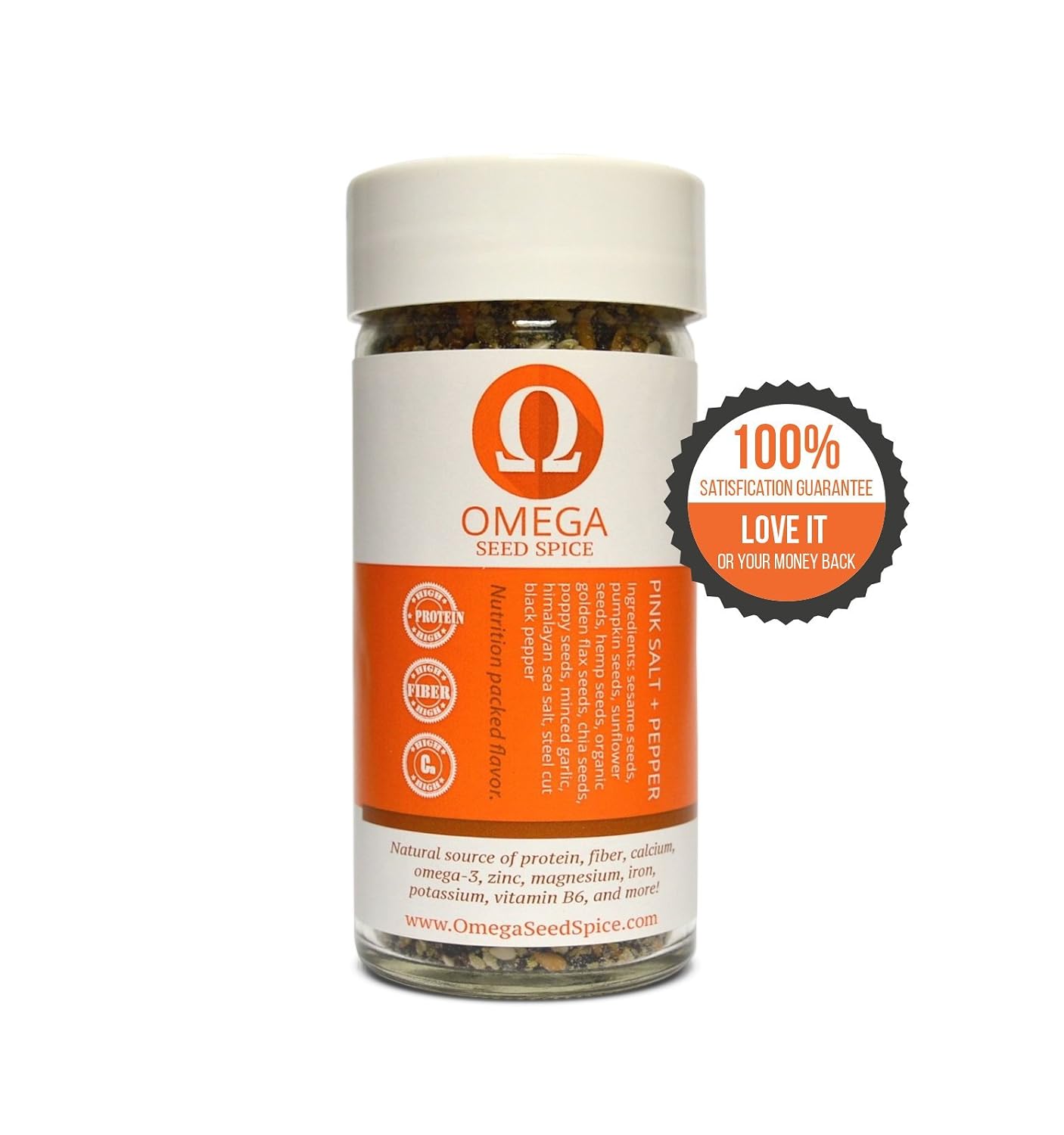 Amazon.com : 3 Pack - Omega Seed Spice™ Seed-based Superfood Pink Salt ...