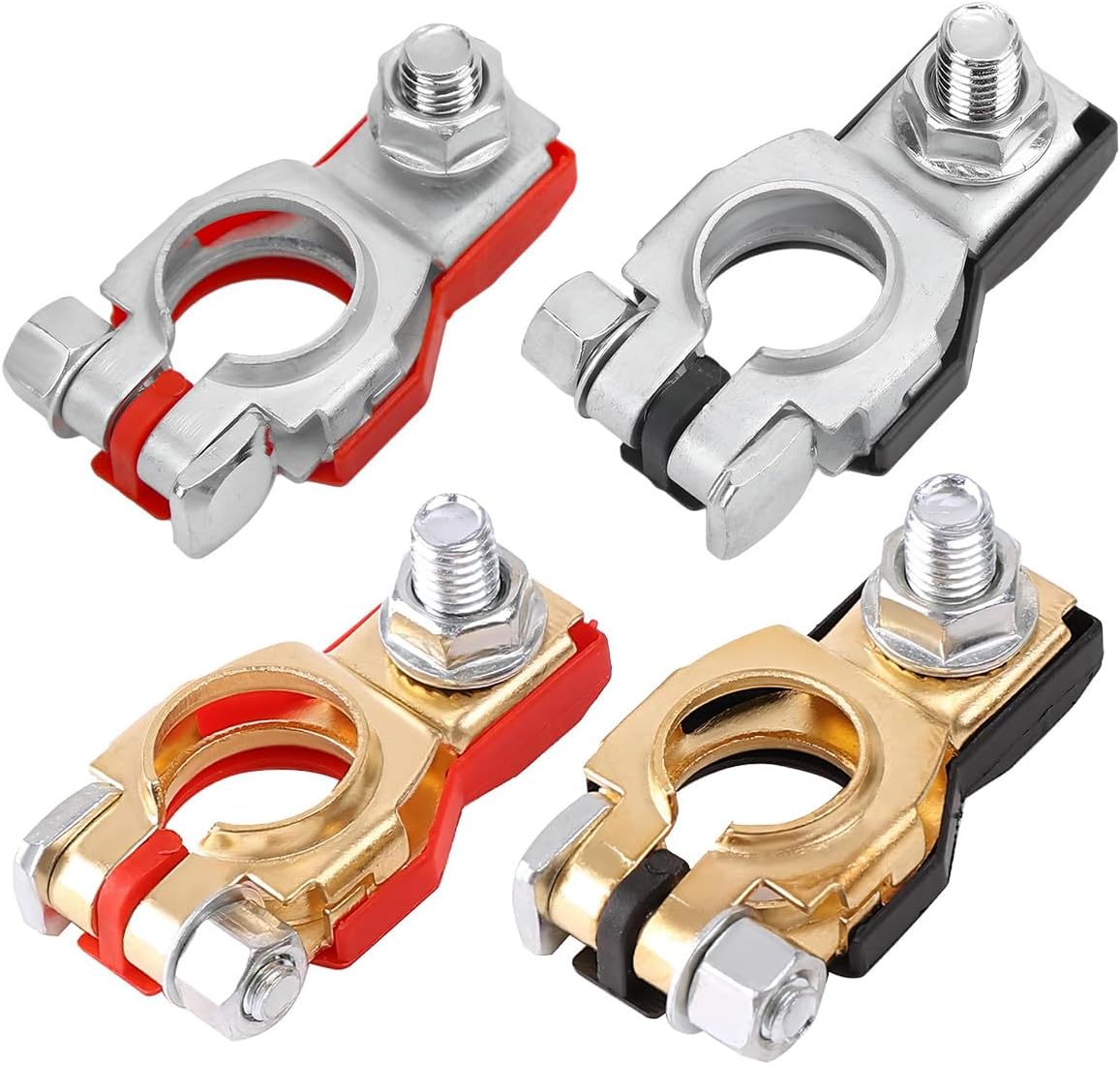 JUSTTOP 2PCS Battery Terminals, 243407F000 243407F001 Positive ...