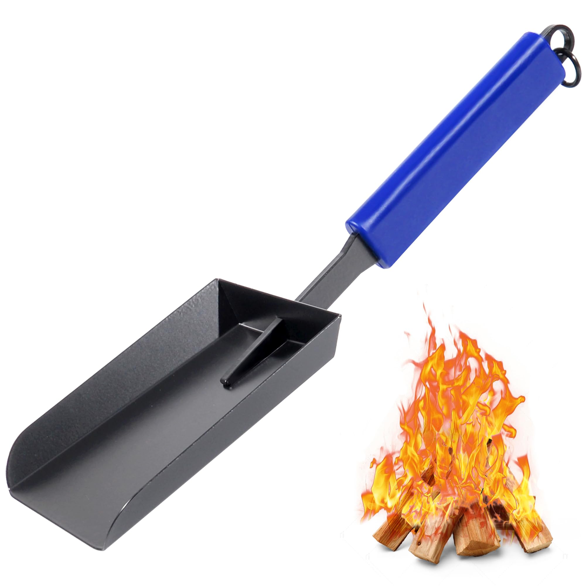 Amazon.com: CKLT Fireplace Ash Shovel Wider Shovel Head Manganese Steel ...