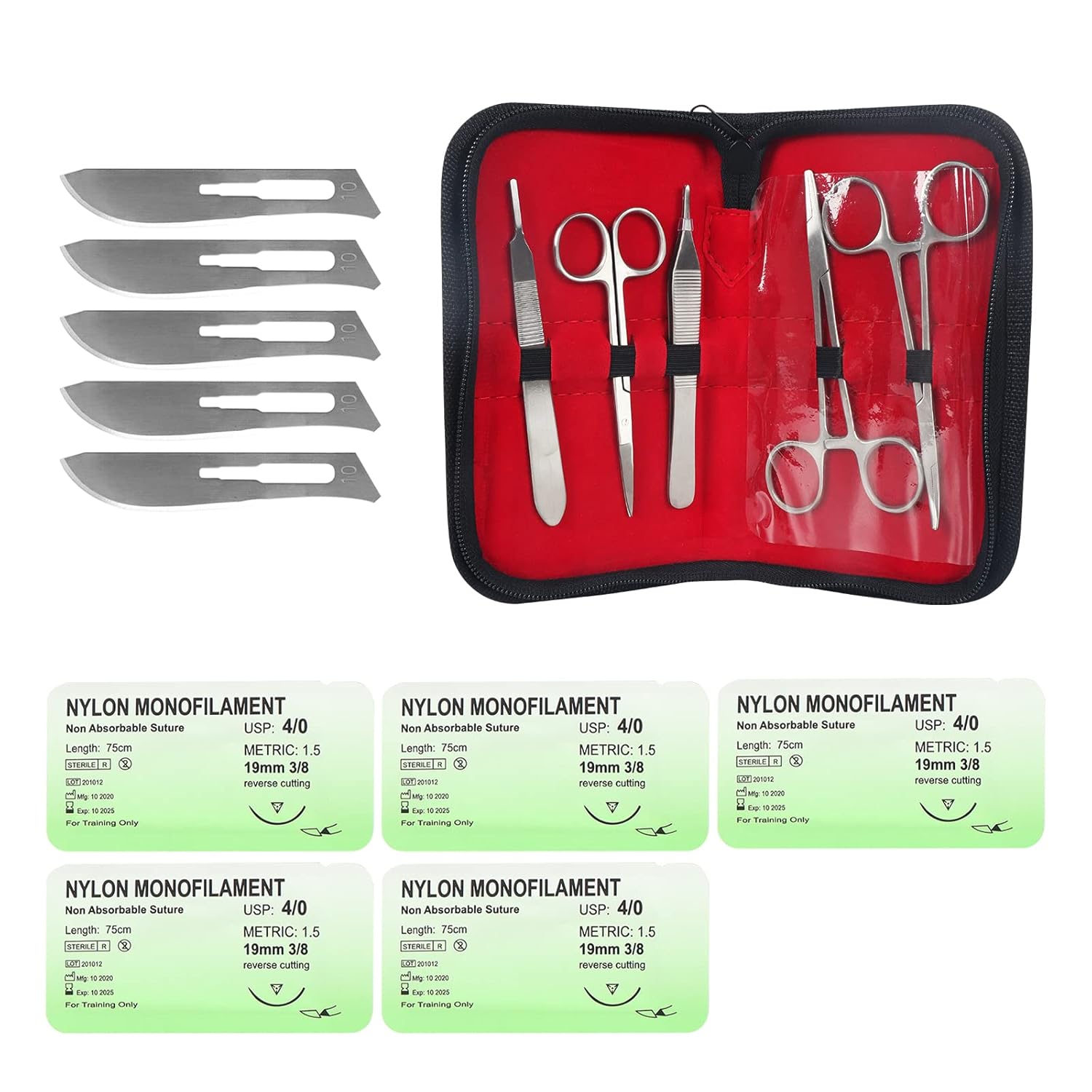 LAPLAY Suture Kit - Advanced Dissection Set with Nepal | Ubuy
