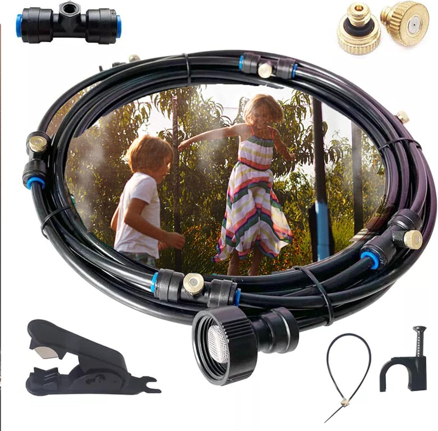 Amazon.com: Water Mist Cooling System Monsoon Misting System Energy ...