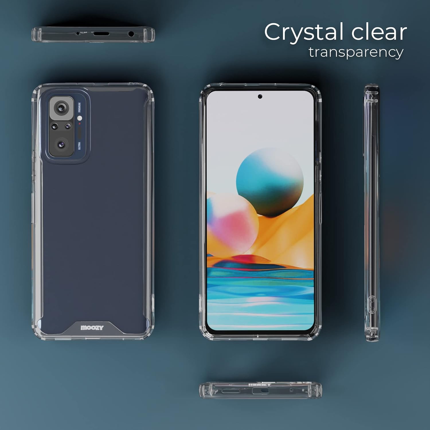 Moozy Xframe Shockproof Case for Xiaomi Redmi Note 10 Pro and Note 10 ...