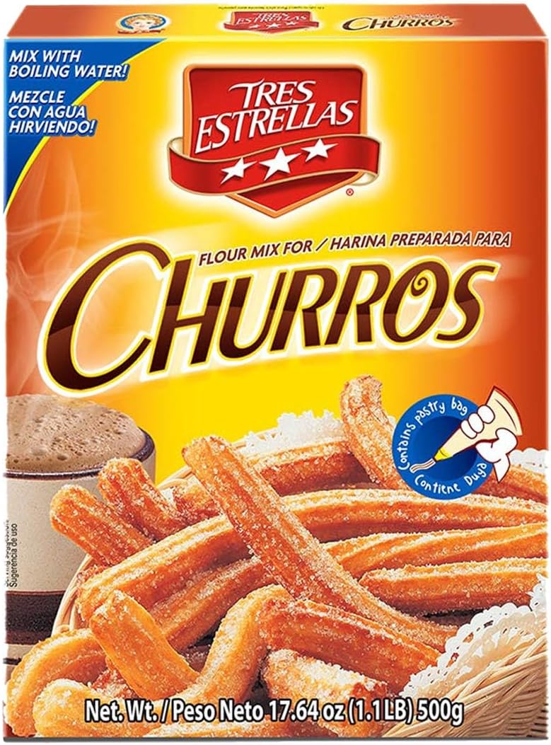 Amazon.com : TRES ESTRELLAS, Harina preparada para Churros, Homemade ...