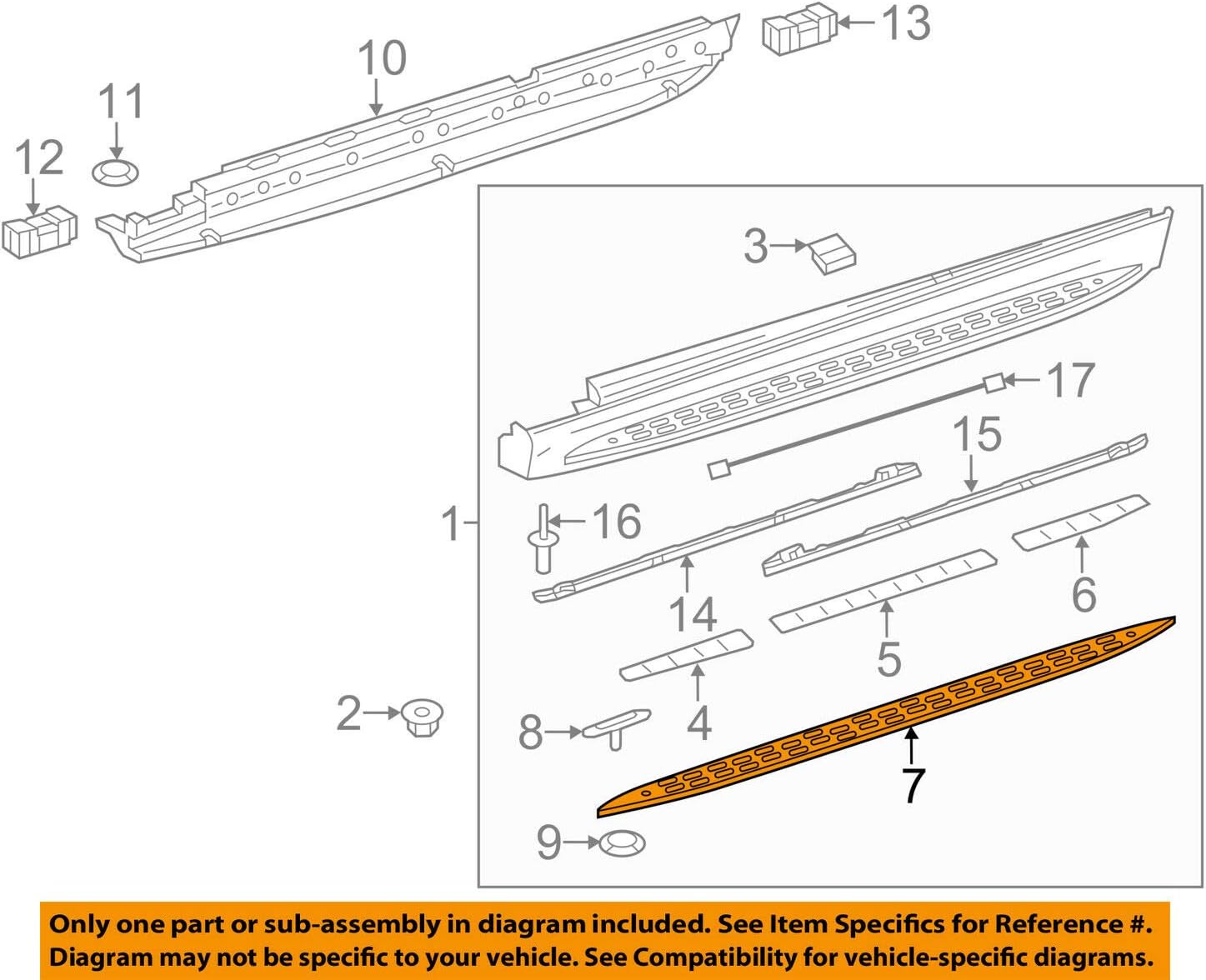 Amazon.com: Mercedes MERCEDES-BENZ OEM GL550 Running Board Step-Step ...