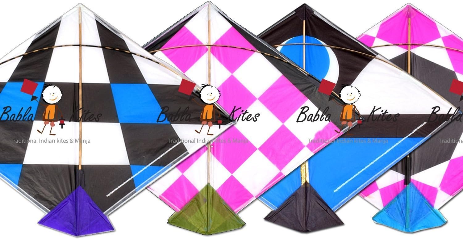 Limon Medium Size Paper Kites for Flying for Kids and Adults (Set of 20 ...