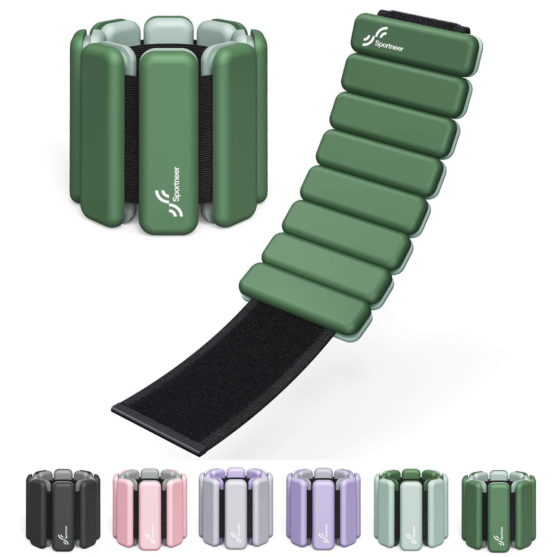 Sportneer Wrist & Ankle Weights - Set of 2 (1lb & 2lb Each ...