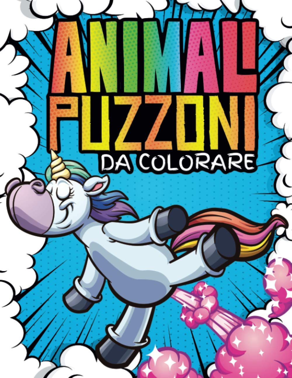 Buy Animali Puzzoni da Colorare: Album da colorare per adulti e bambini ...