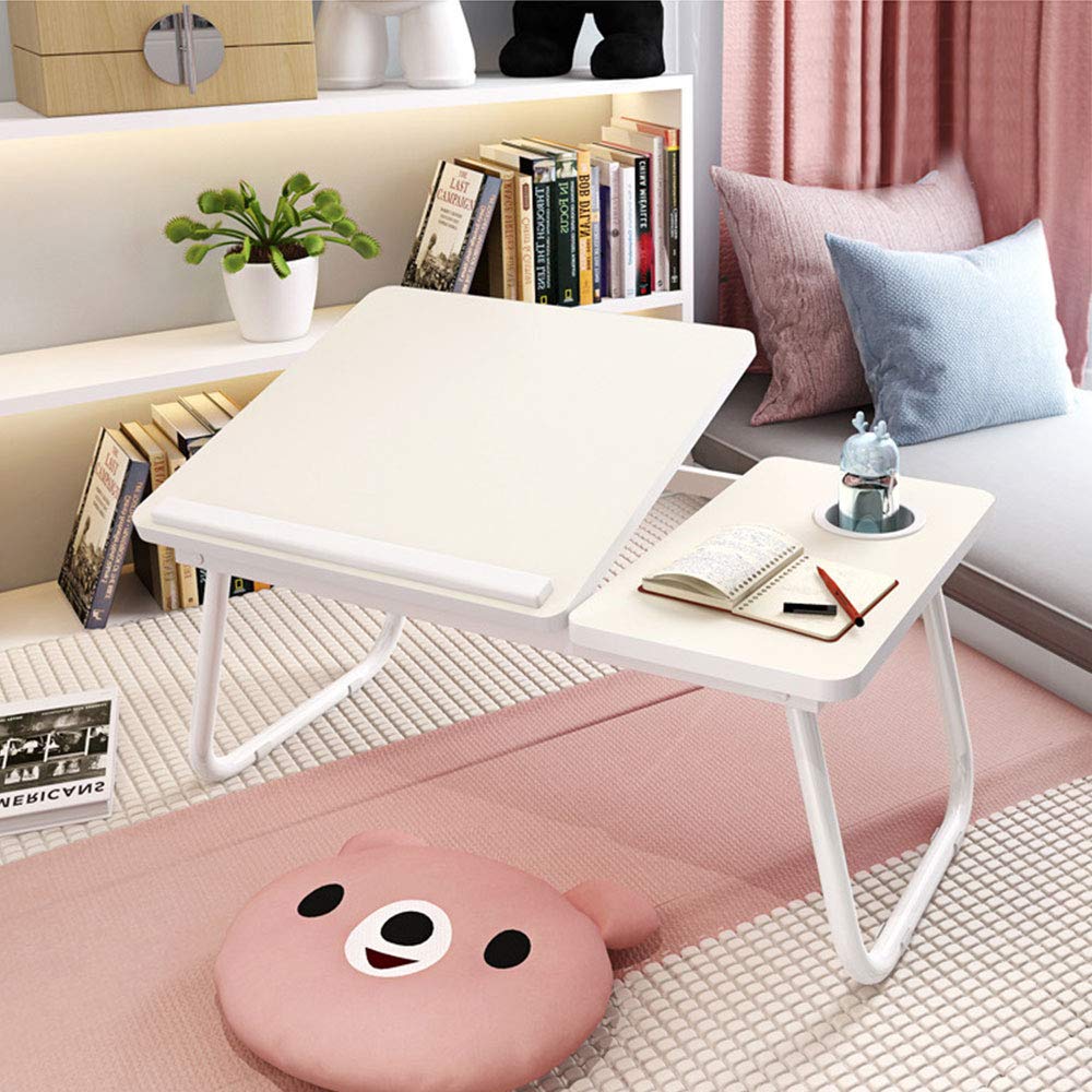Laptop Desk Table Adjustable Portable Breakfast Bed Tray ...