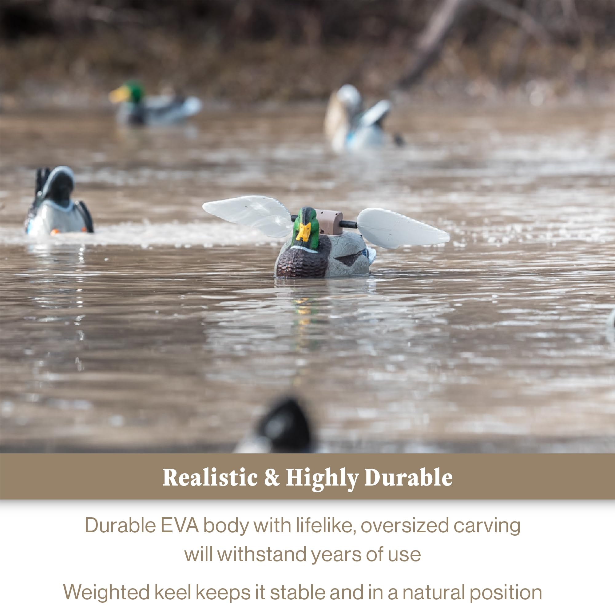 Snapklik.com : Lucky Duck Water Motion Duck Hunting Decoys