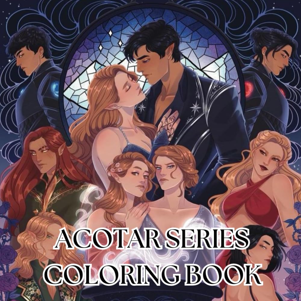 Acotar series coloring book: Coloring Book for Adults and Teens ...