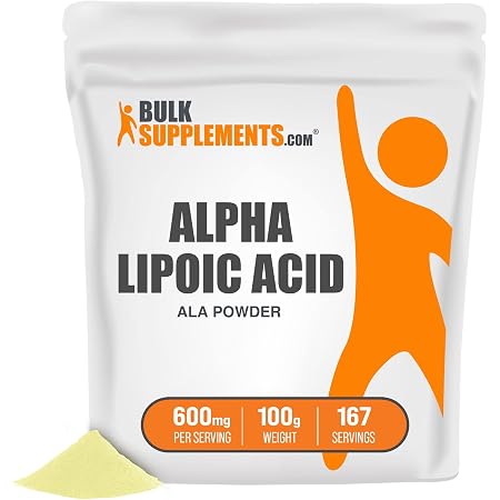 Amazon.com: BulkSupplements.com Alpha Lipoic Acid Powder - ALA ...