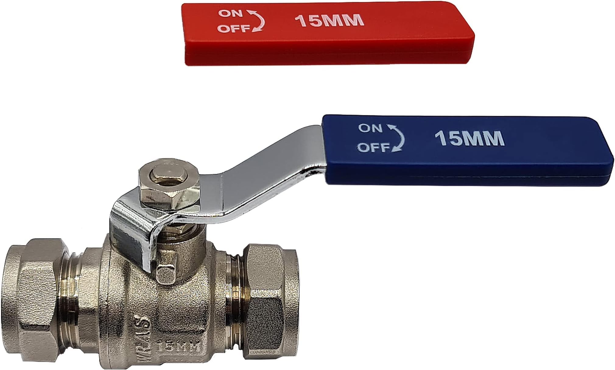 15mm Lever Operated Chrome Isolation Valve CxC : Amazon.co.uk: DIY & Tools
