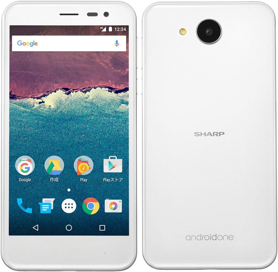 Amazon | SHARP(シャープ) Android One 16GB ホワイト 507SH Y!mobile | シャープ(SHARP) | スマートフォン本体