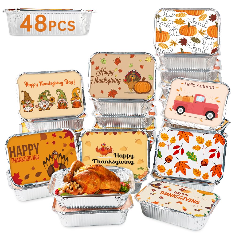 Amazon.com: AKEROCK Thanksgiving Leftover Containers, Thanksgiving To ...
