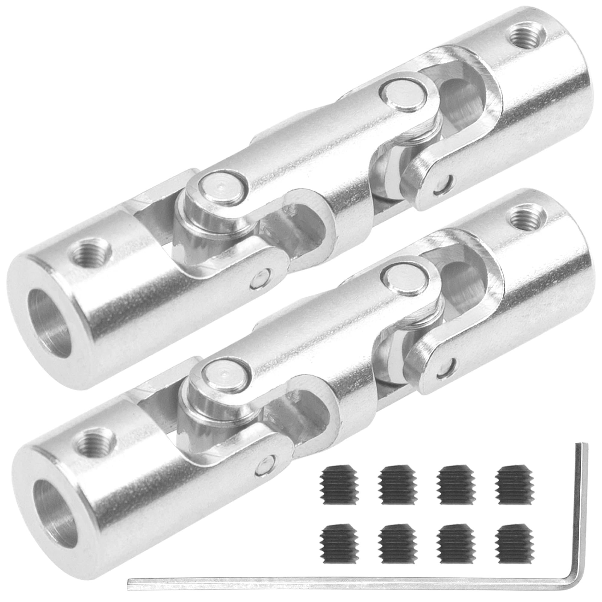 Amazon.com: 2Pcs Vgoohobby 4mm/5mm/6mm RC Boat Shaft Coupler 3 Section ...