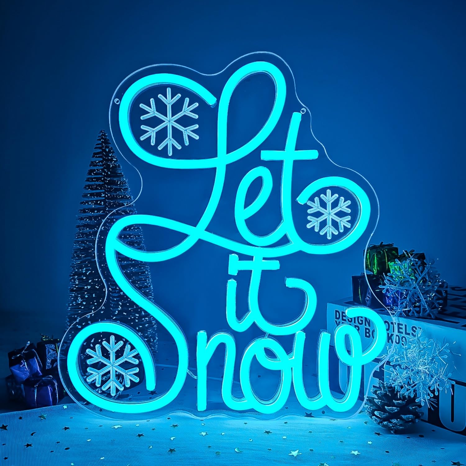 Winter Celebration Sign Glowneon Winter Wonderland Neon Sign, Winter