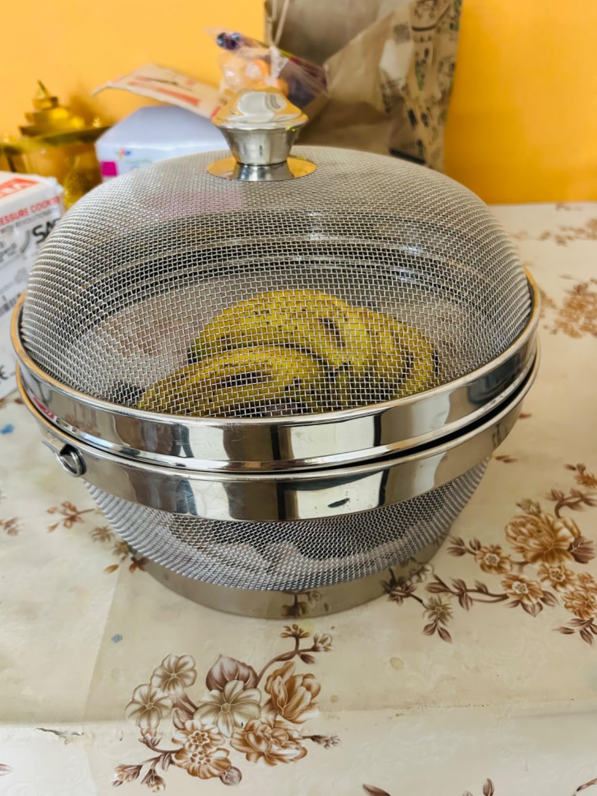 Kuber Industries Stainless Steel Fruits & Vegetable Stand for Dining ...