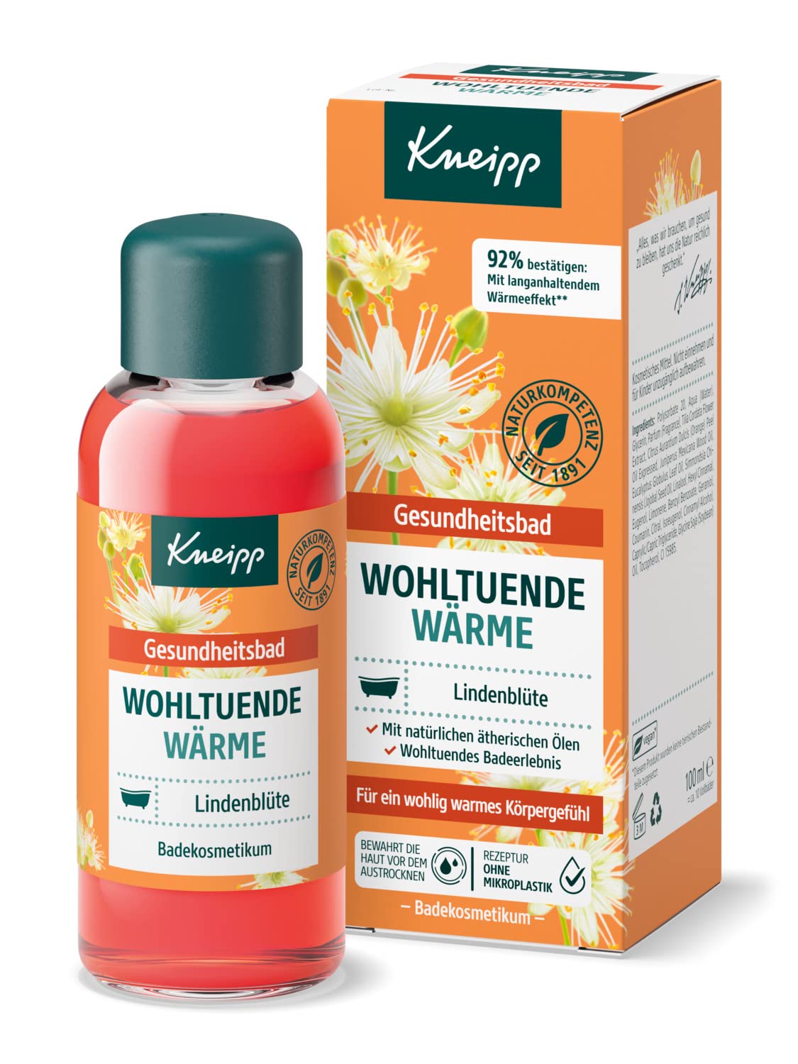 Kneipp Gesundheitsbad Wohltuende Wärme Badeöl