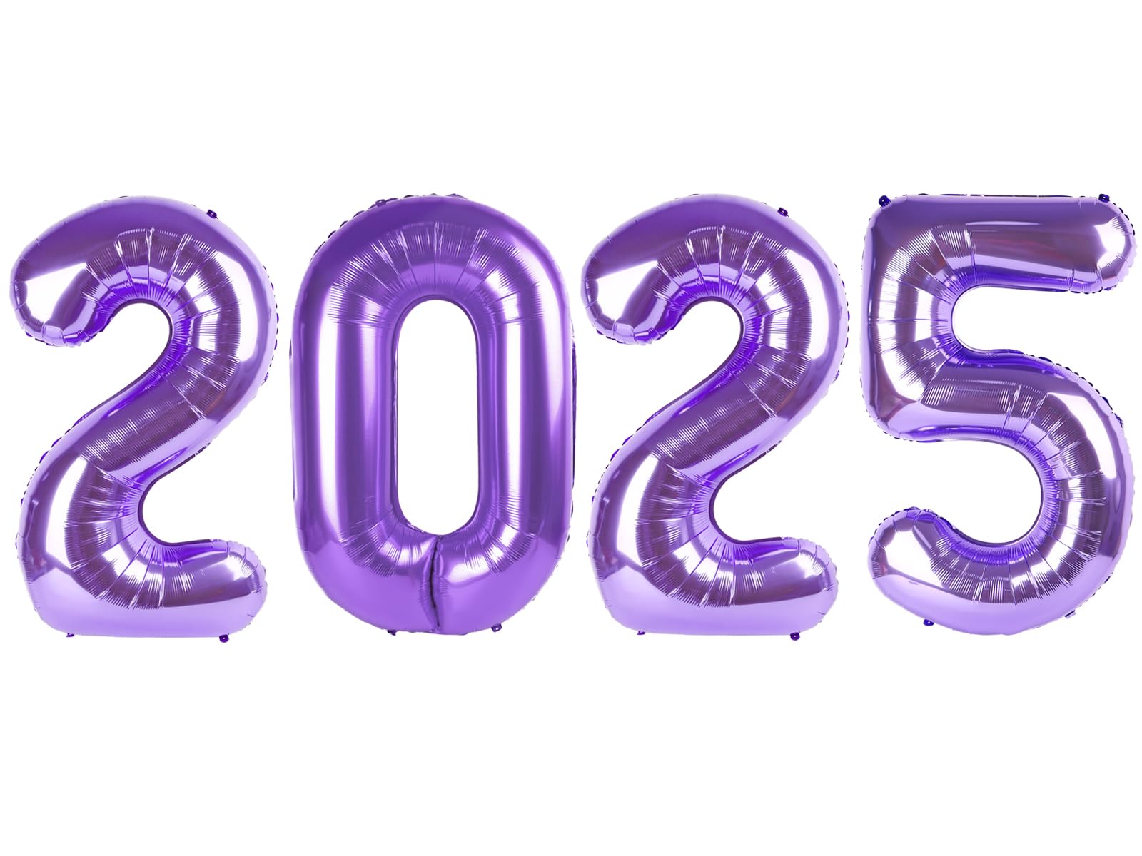 Snapklik.com : 2025 Balloon Numbers - 40 Inch Purple New Years Eve ...