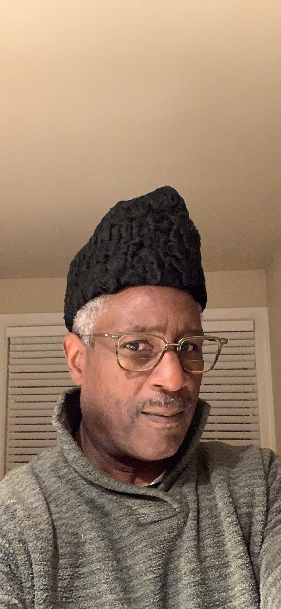 Amazon.com: Men's Persian Lamb Ambassador Hat : Clothing, Shoes & Jewelry