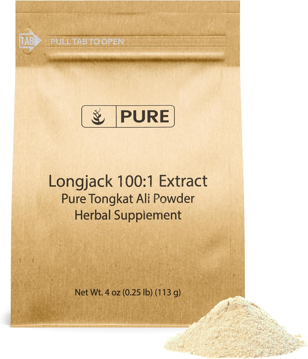Amazon.com: Pure Original Ingredients Longjack Extract (4oz) Tongkat ...