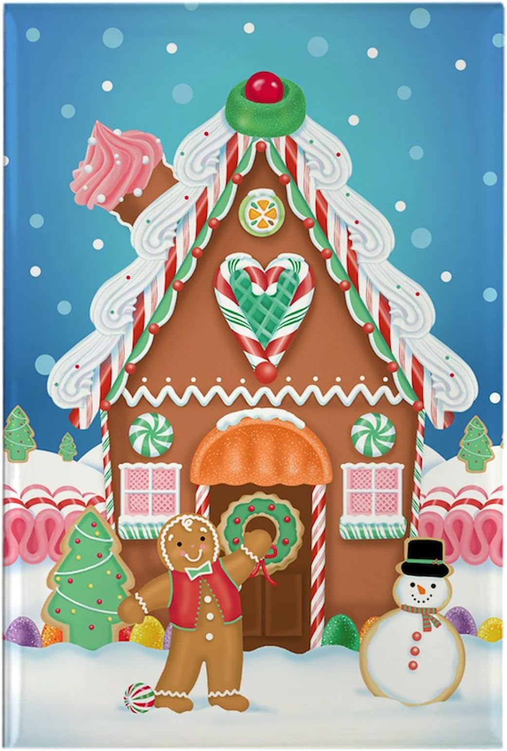 Amazon.com: Gingerbread Man Christmas Magnet - Magnets Car Refrigerator ...