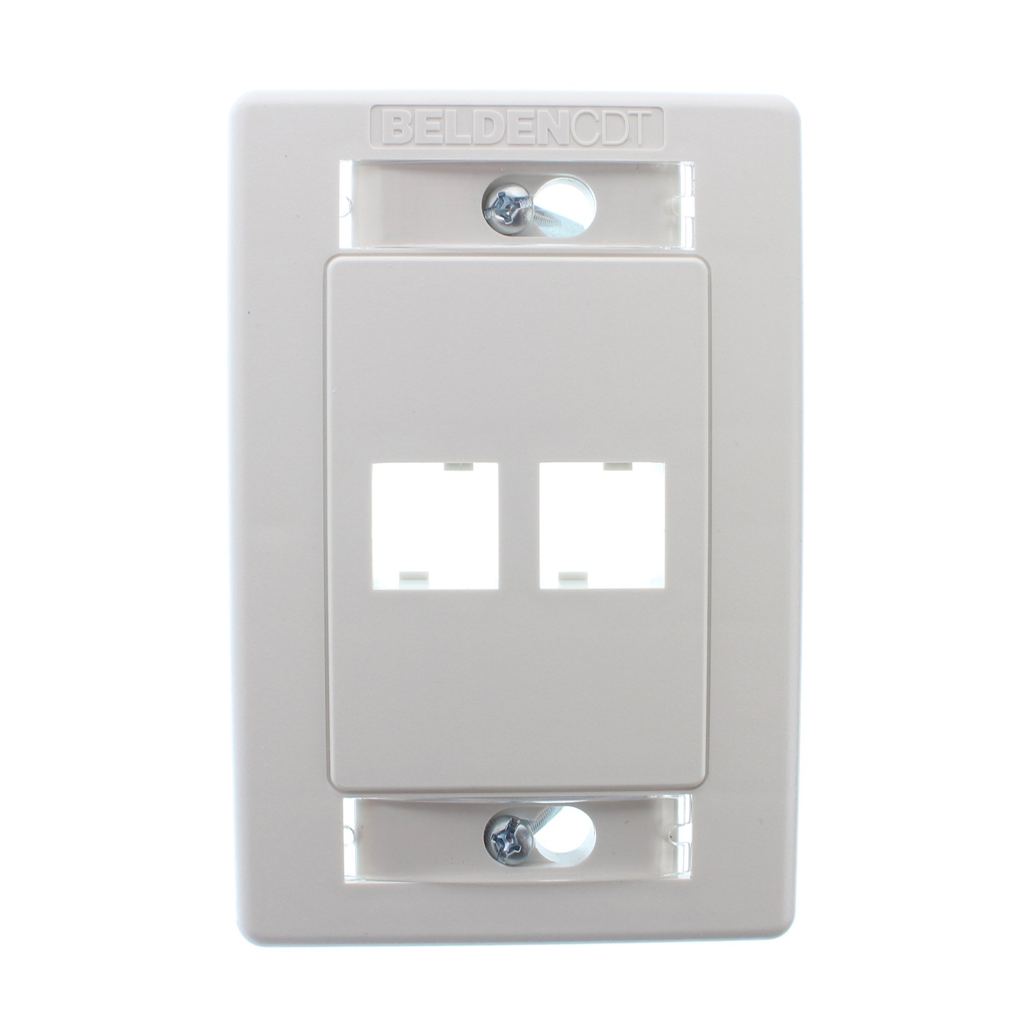 BELDEN AX101433 2 MOD, INTERFACE PLATE, MDVO MULTIMEDIA MODULES; NO. OF ...