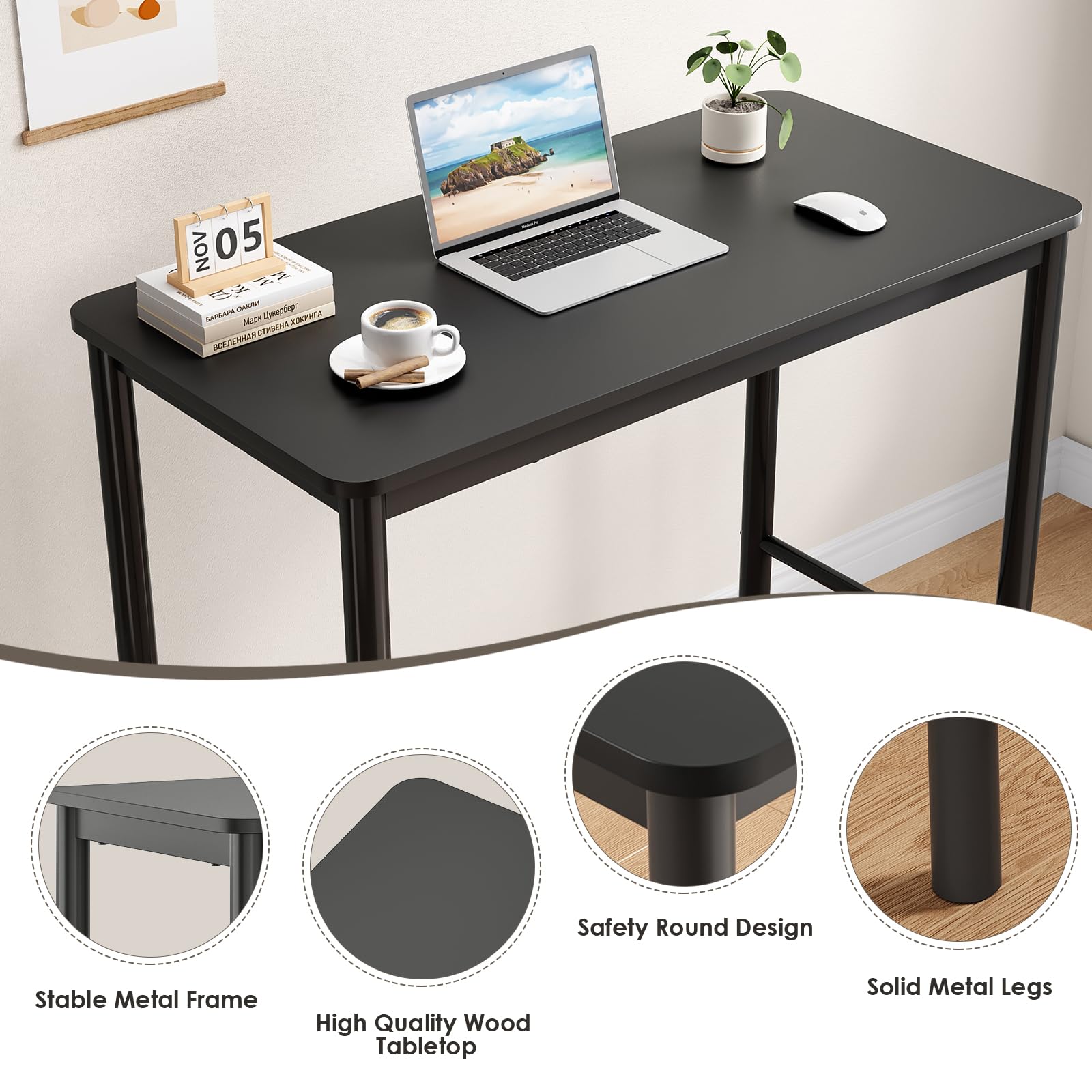 Snapklik.com : Farini 47 Inch Bar Table, Bar Height Pub Table, Counter ...