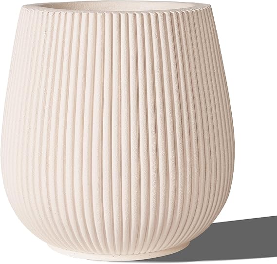 Amazon.com : TerraDeco 16 Inch Handmade Concrete Outdoor Planter ...