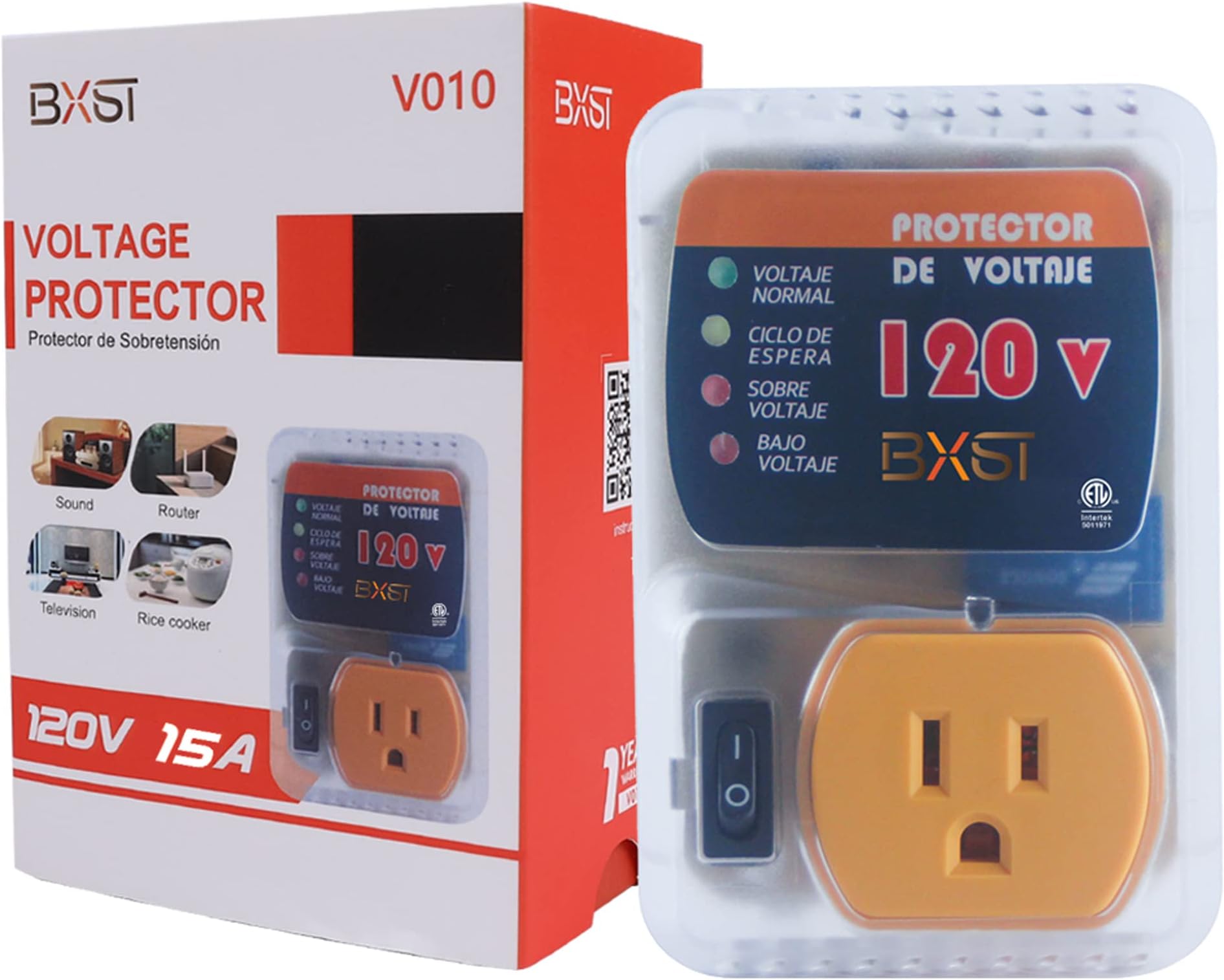 Amazon.com: BXST One Outlet Wall Plug Surge Protector Voltage Protector ...