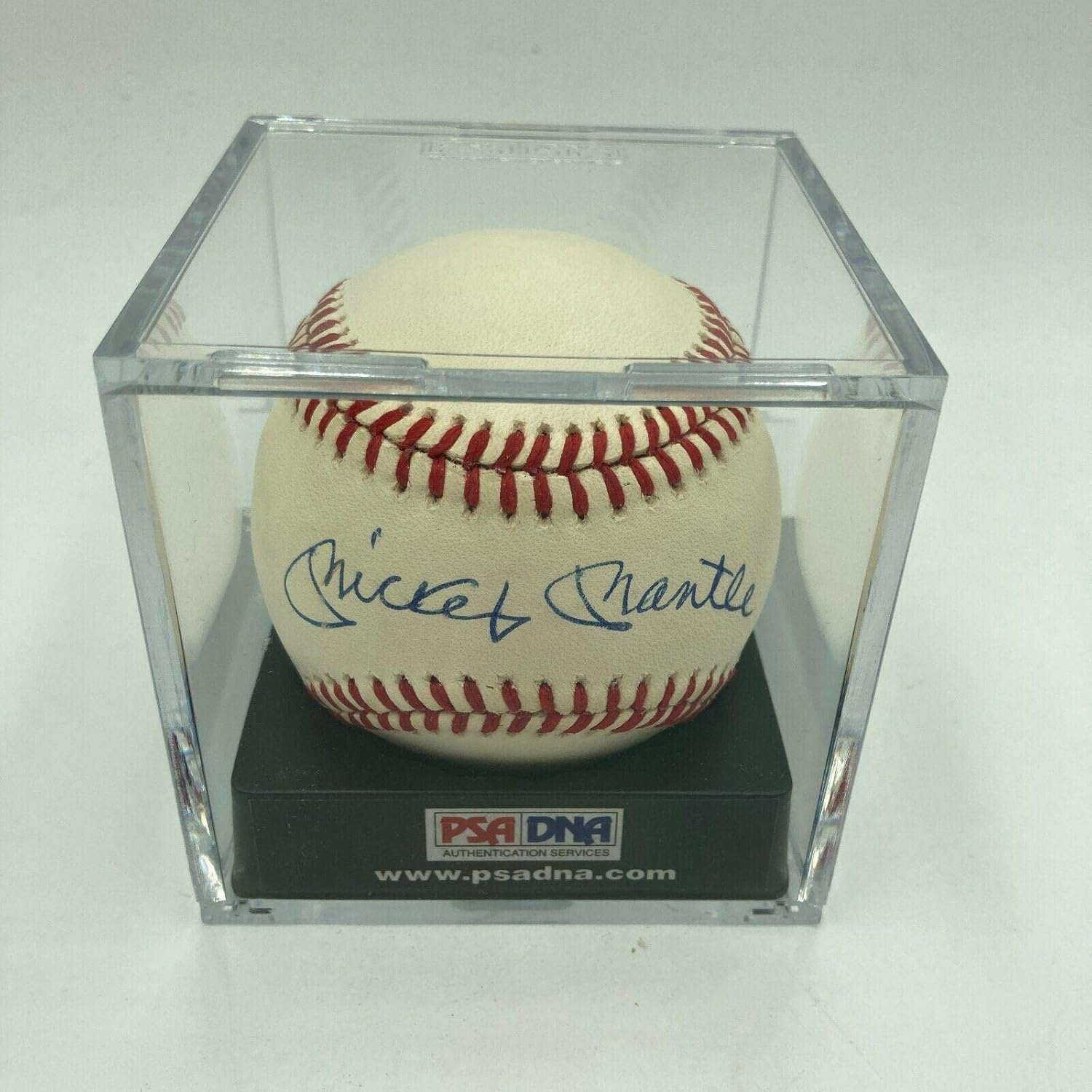 Amazon.com: Mickey Mantle Signed American League Baseball PSA DNA ...