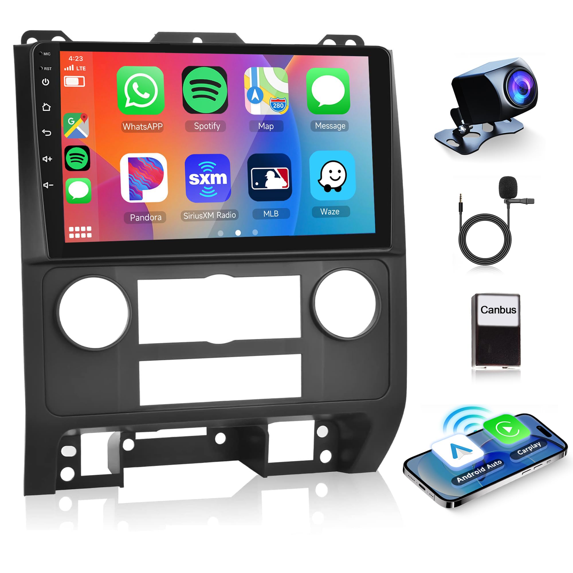 Amazon.com: Radio for Ford Escape 2007-2012/Mazda Tribute 2007-2012 ...