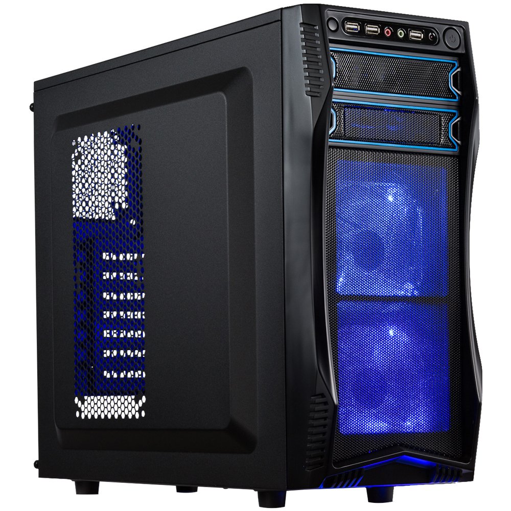 Rosewill Atx Mid Tower Gaming Computer Case Case With Blue | Desertcart ...
